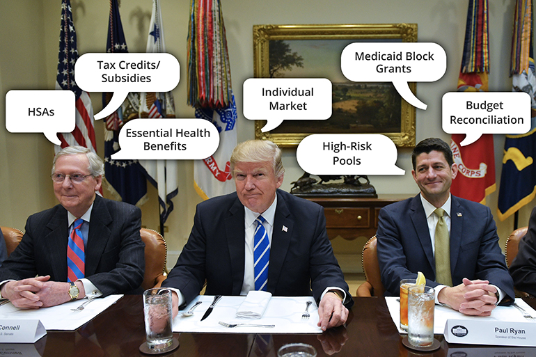 Do You Speak Repeal And Replace? Click Thought Bubbles For Translations ...