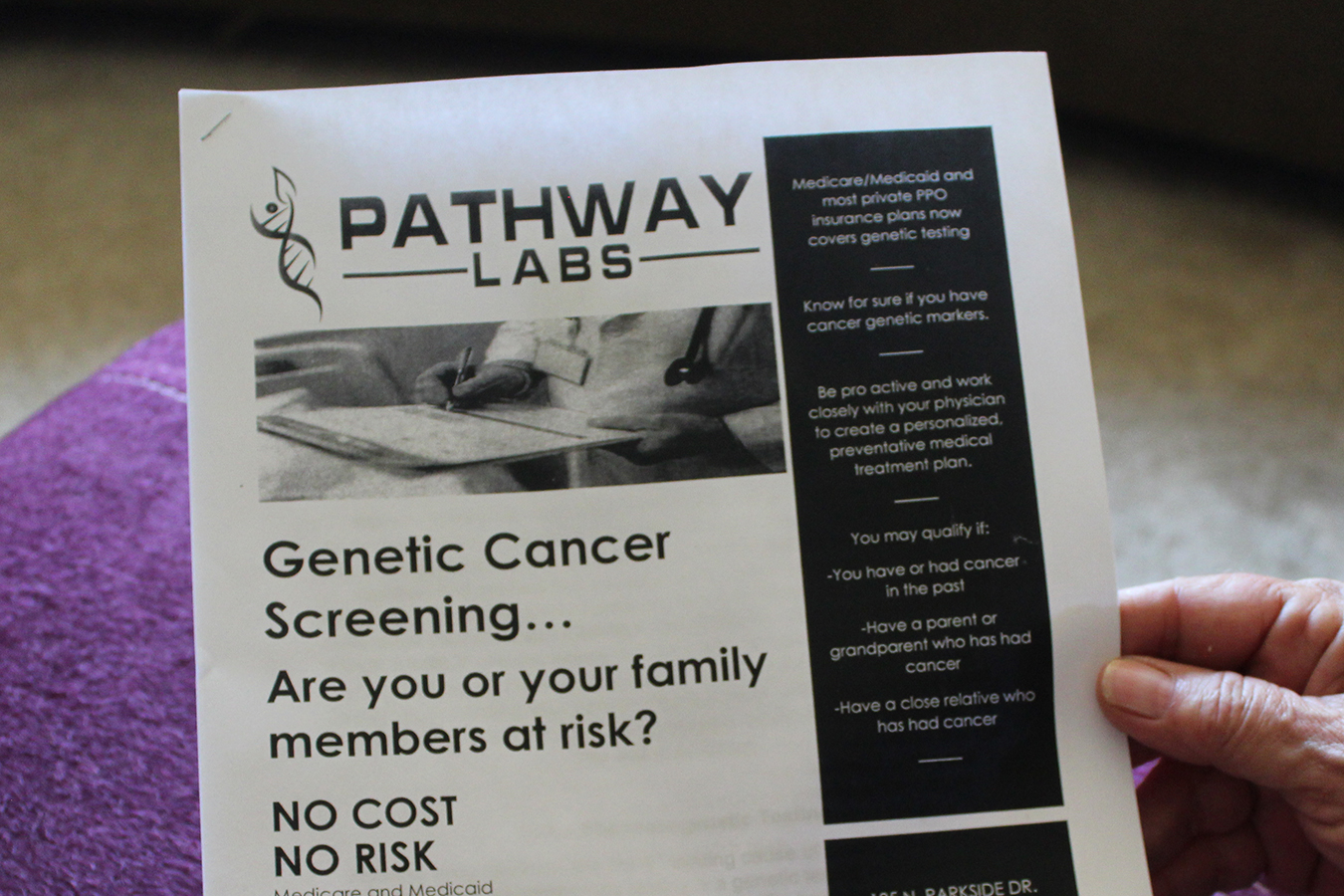 Genetic-Testing Scam Targets Seniors And Rips Off Medicare - KFF Health ...