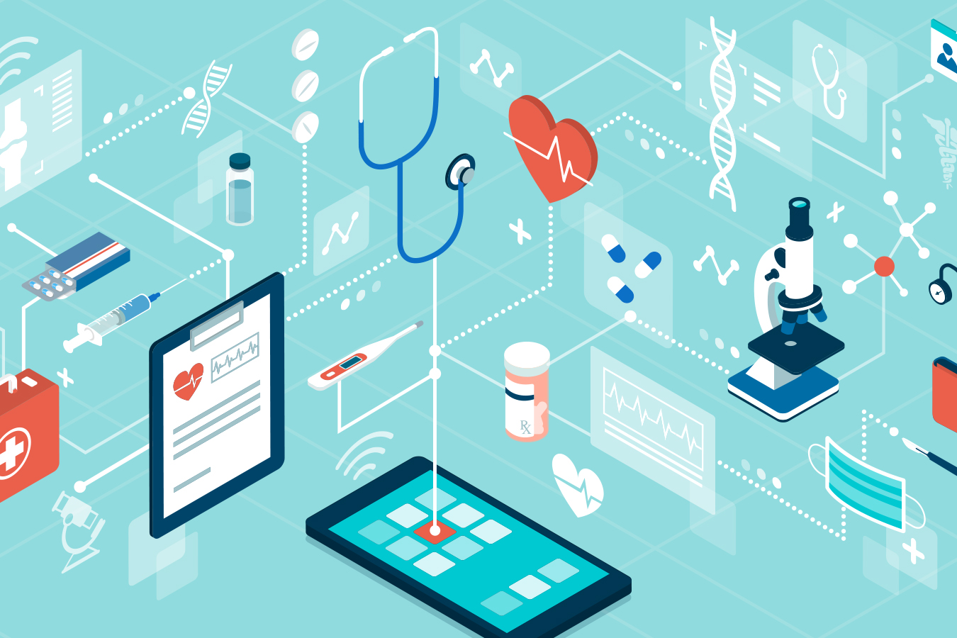 Electronic Health Records Diagram